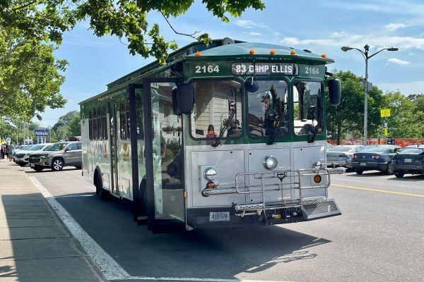 Camp Ellis trolley is back in service